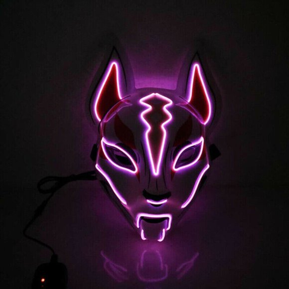 Cosplay | Accessories | Clubbing Rave Party Light Up Scary Led Mask ...